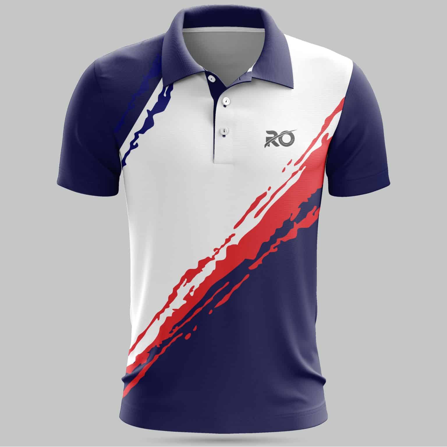 Ro Cricket Jersey Blue White - RO International