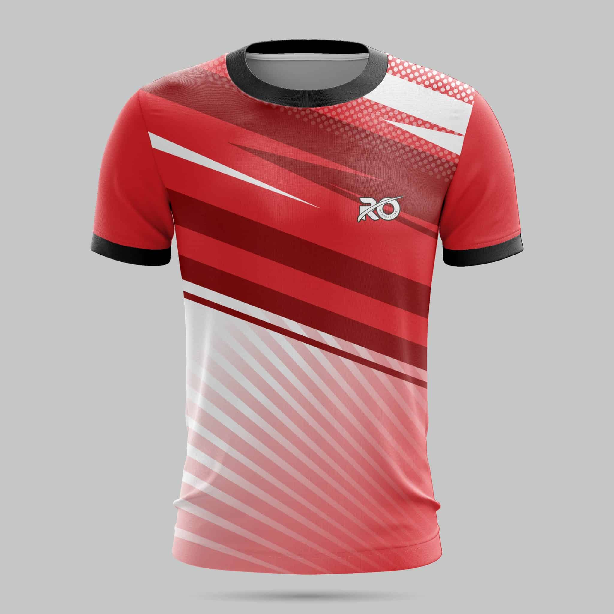 Ro Cricket Jersey Red White - RO International