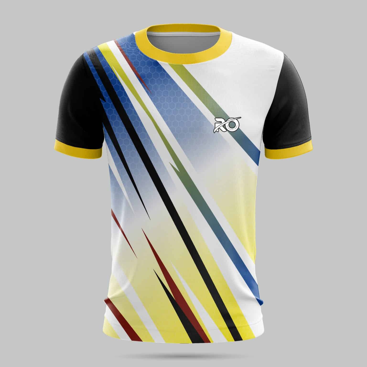 Ro Cricket Jersey Sea Blue White - RO International