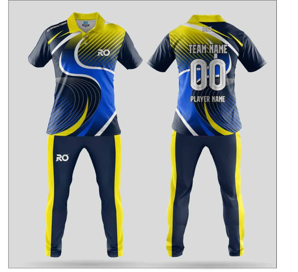 Sports Jersey Set Blue Yellow - RO International
