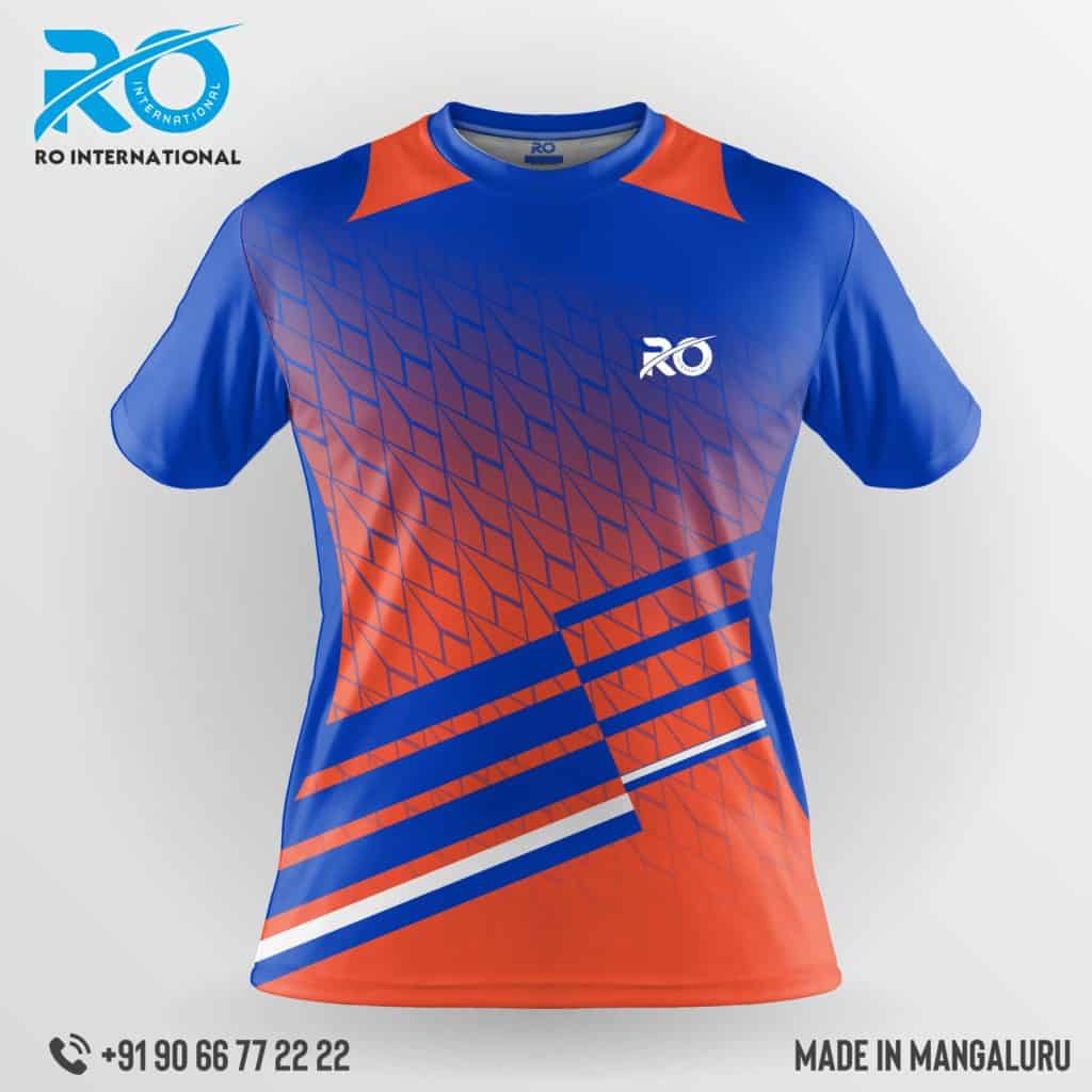Ro FS Sublimation Jersey Orange Blue - RO International