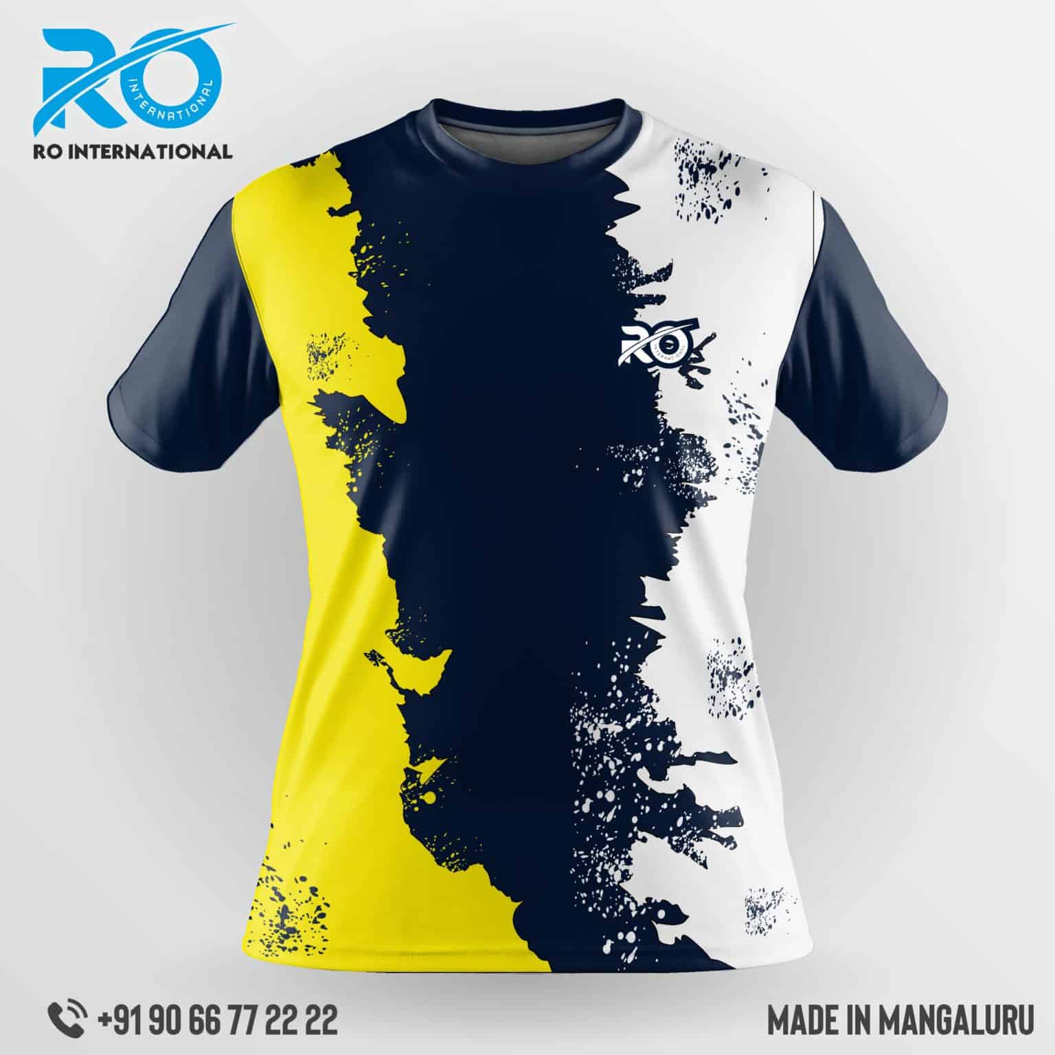 Ro FS Sublimation Jersey Black Orange - RO International