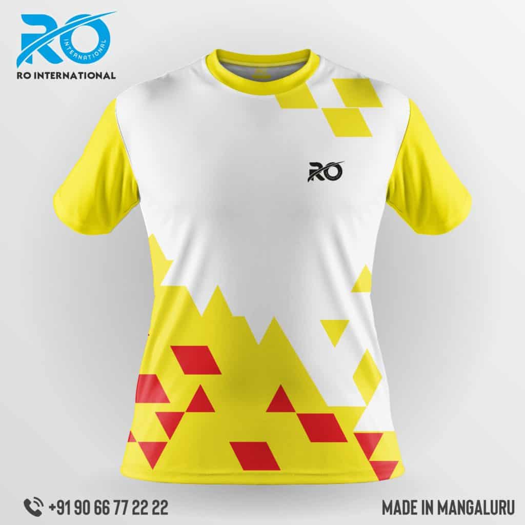 Ro FS Sublimation Jersey Yellow Orange - RO International