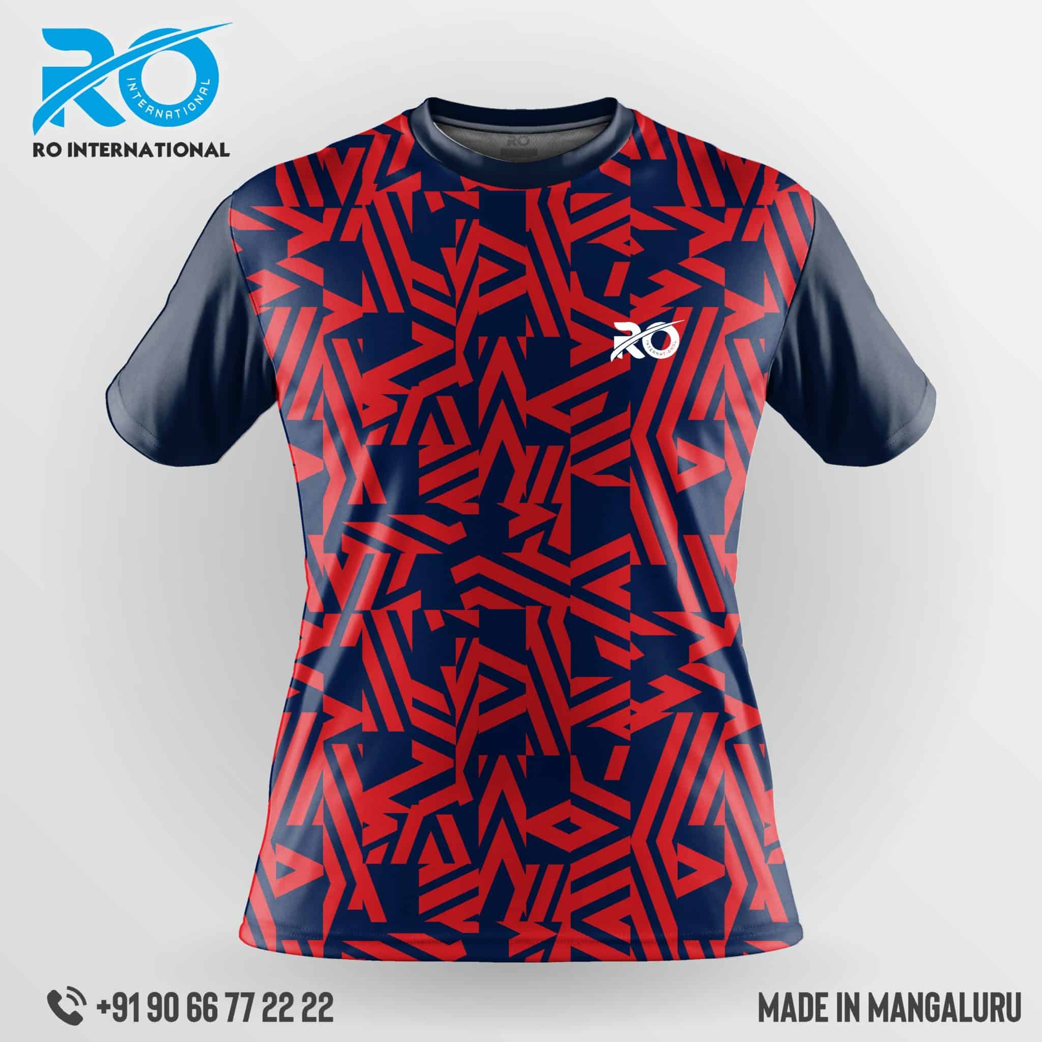 Ro FS Sublimation Jersey Blue Red - RO International