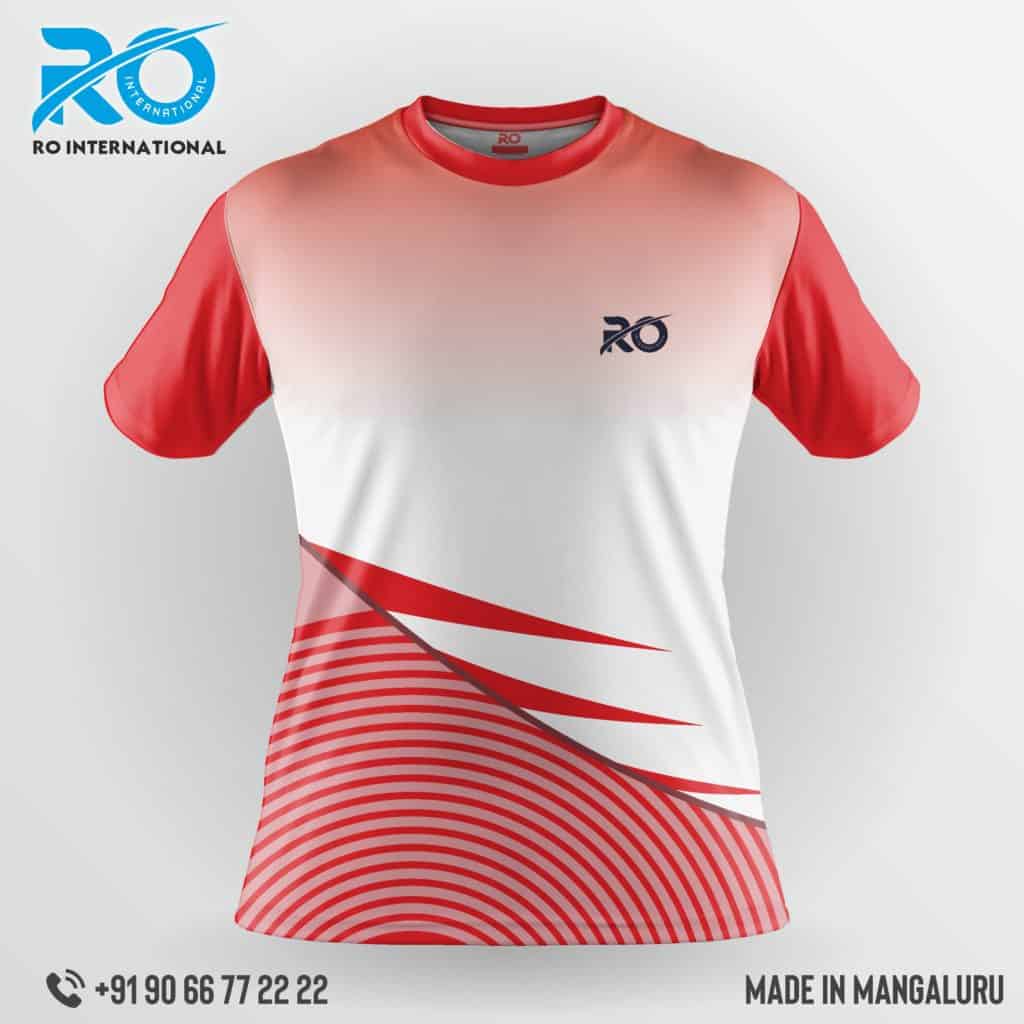 Ro FS Sublimation Jersey White Red - RO International