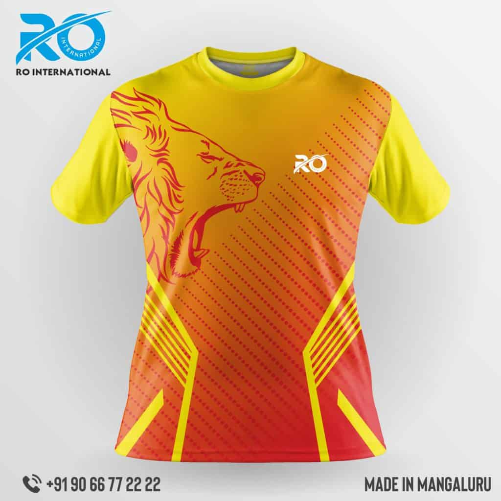 Ro FS Sublimation Jersey Red Yellow - RO International